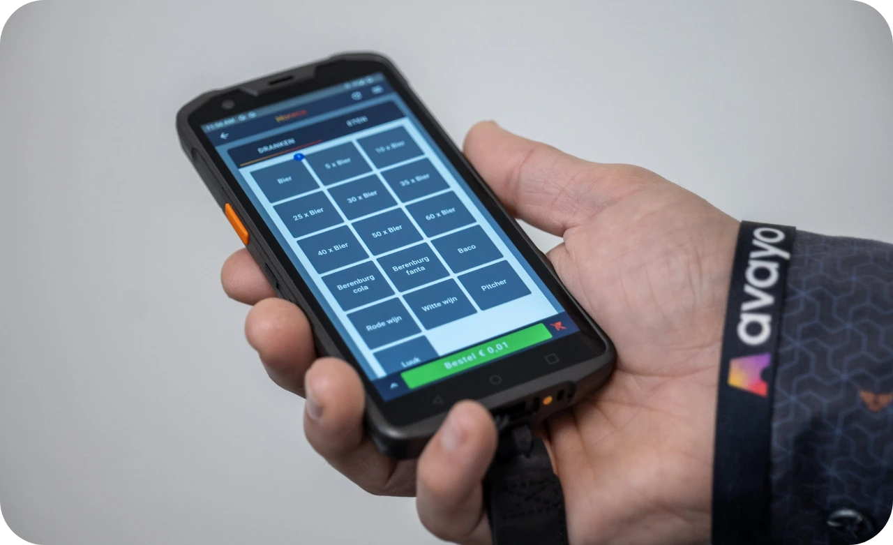 Al vanaf €75,- een (POS) Mobiele Kassa voor je evenement - Avayo